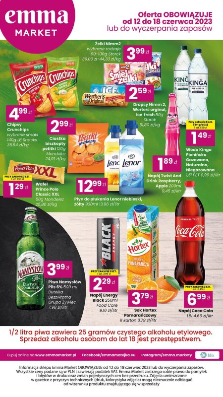 emma MARKET gazetka promocyjna 02.07 ️ Promocje lipiec | Blix.pl
