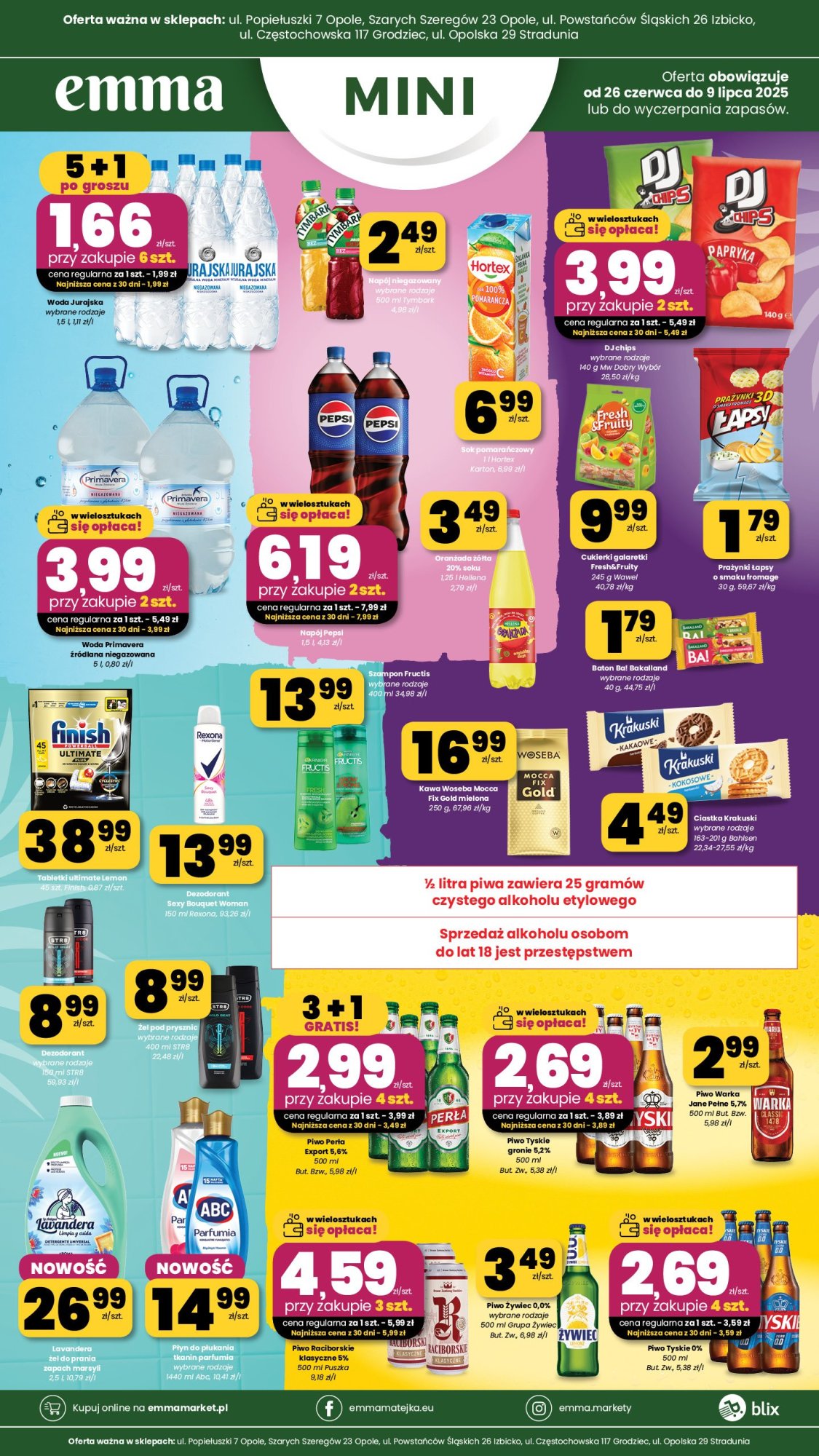 Ciastka emma MARKET - promocje i gazetki lipiec 2025 | Blix.pl