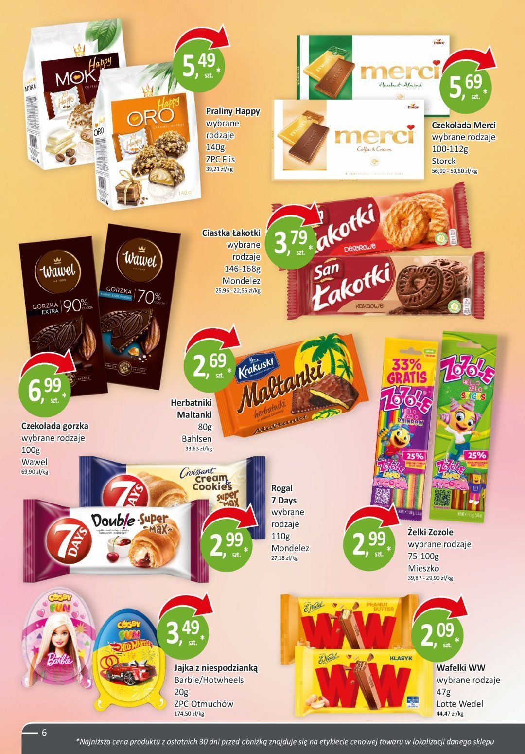 Ciastka Market Point - promocje i gazetki styczeń 2024 | Blix.pl