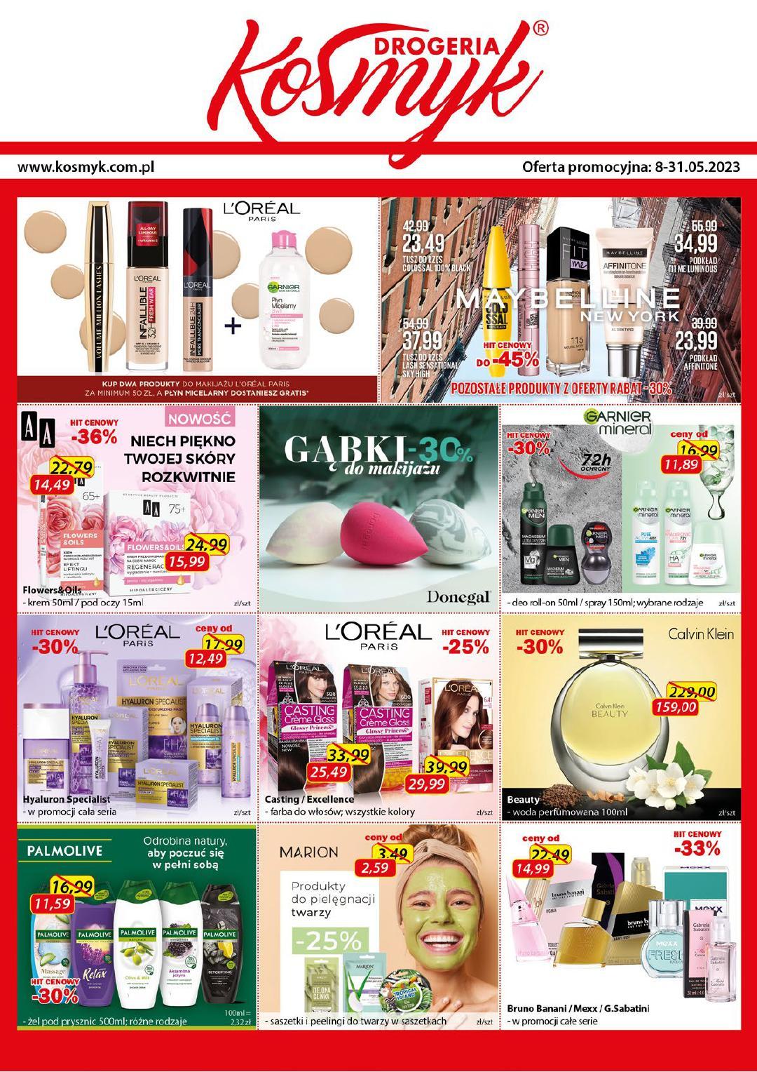 Drogeria Kosmyk - Gazetka - 08.05 - maj 2023 | Blix.pl