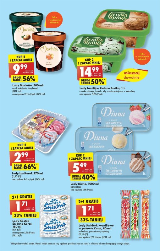 Lody smietankowe Diuna - cena - promocje - opinie - sklep | Blix.pl