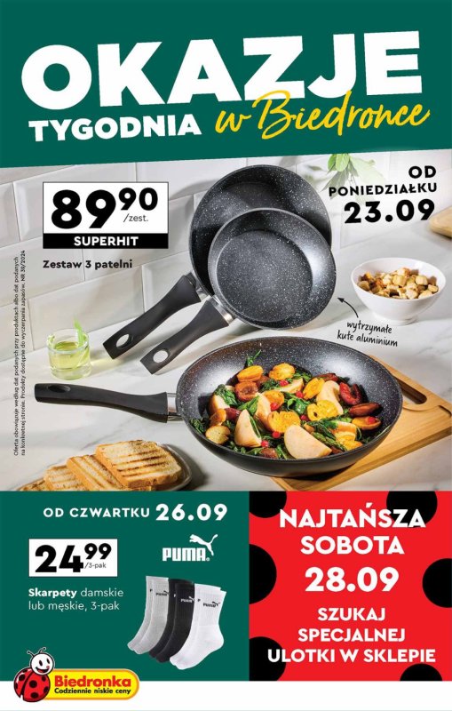 Biedronka gazetka promocyjna 22.09 ️ Promocje wrzesień | Blix.pl