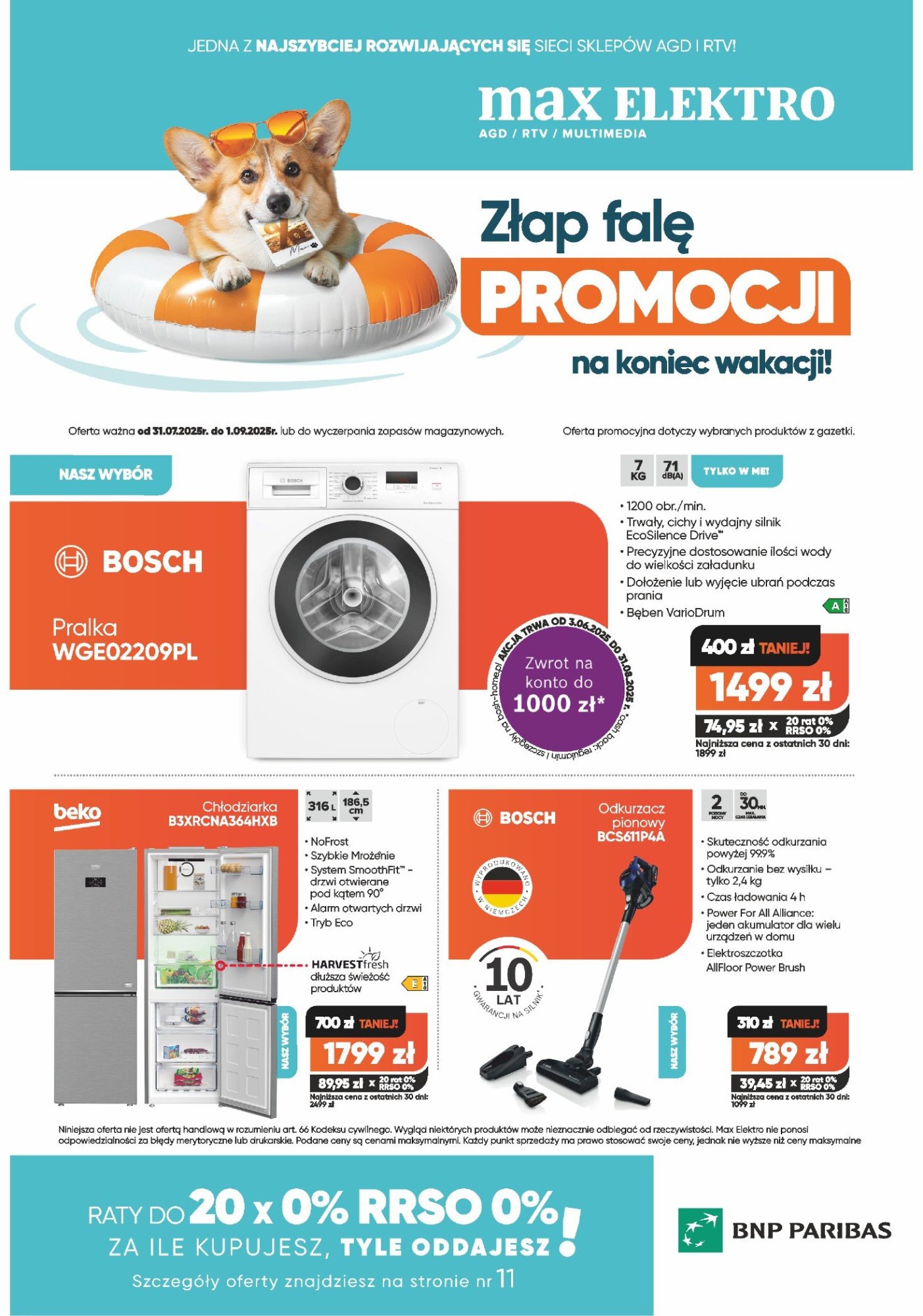 Agd / rtv Max Elektro - promocje i gazetki sierpień 2025 | Blix.pl