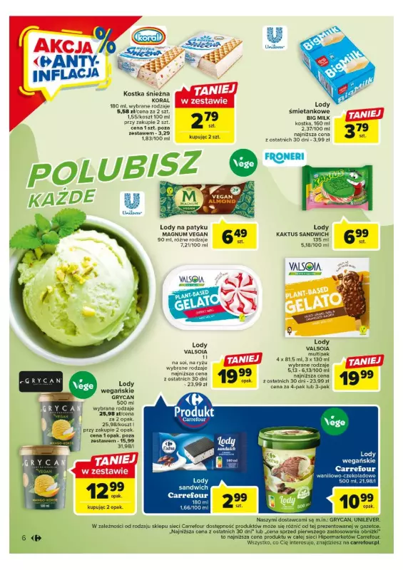 Lody sojowe waniliowe Algida swedish glace - cena - promocje - opinie ...