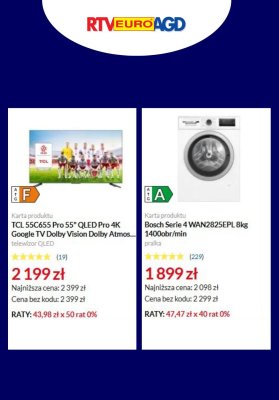 Agd / rtv RTV EURO AGD - promocje i gazetki luty 2025 | Blix.pl