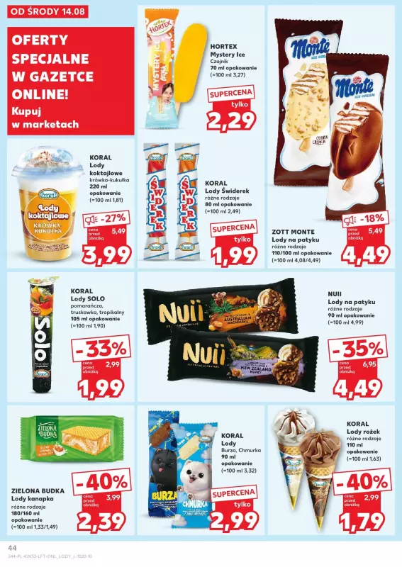 Lody cookies Gelatelli protein - cena - promocje - opinie - sklep ...