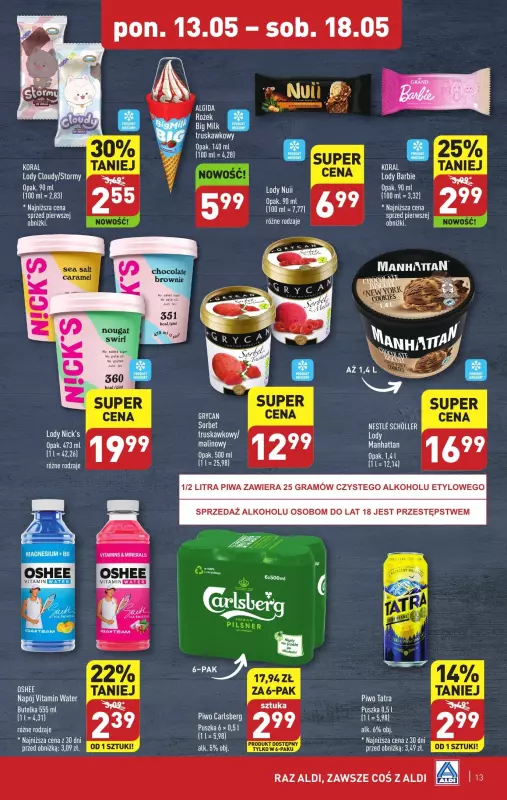 Lody chocolate biscut MANHATTAN - cena - promocje - opinie - sklep ...