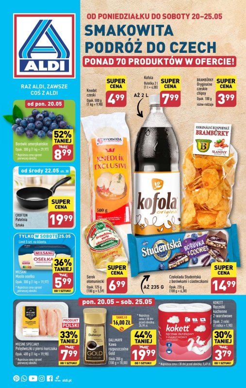 Aldi gazetka promocyjna 22.05 ️ Promocje maj | Blix.pl