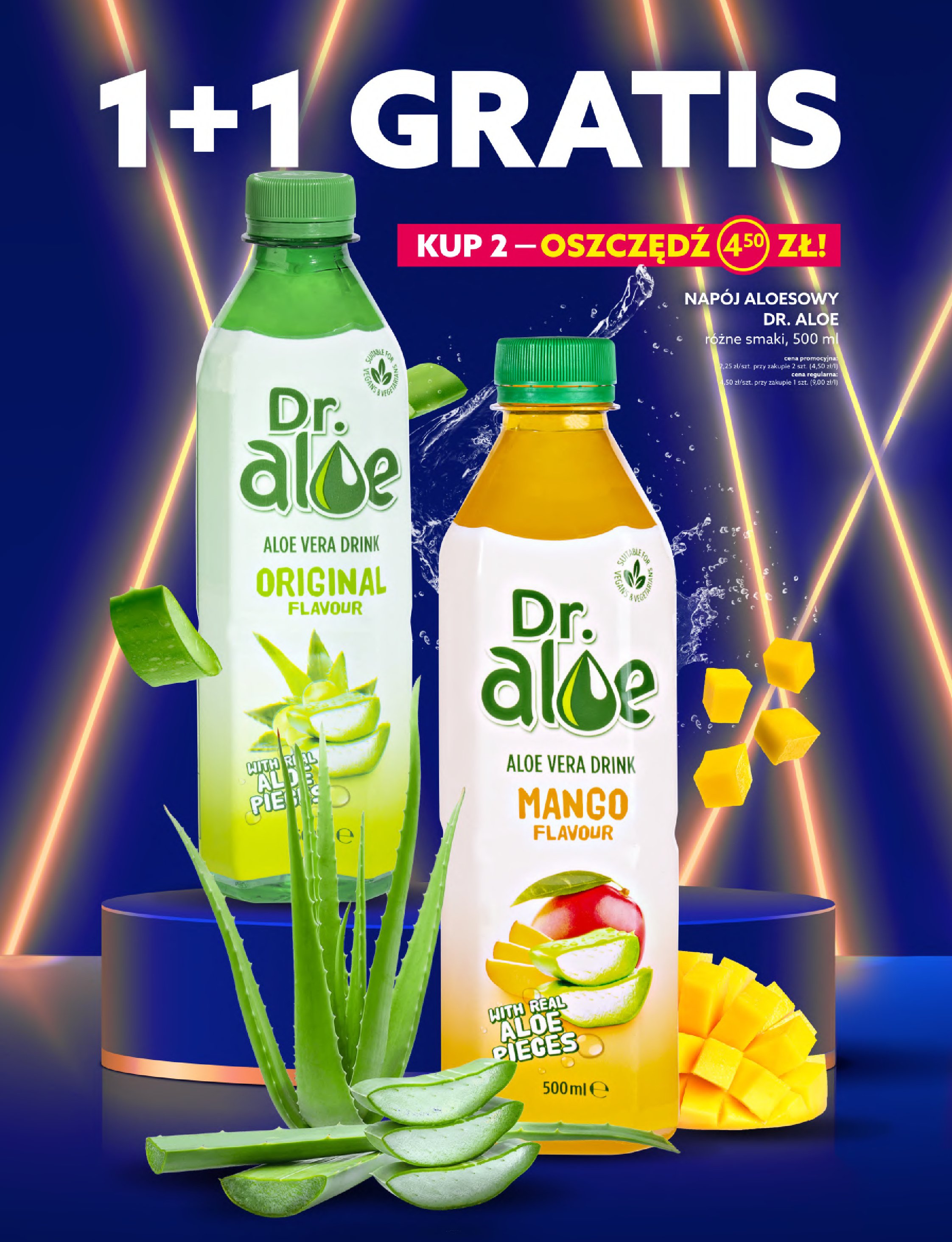Napój aloesowy o smaku mango Dr. aloe - cena - promocje - opinie ...