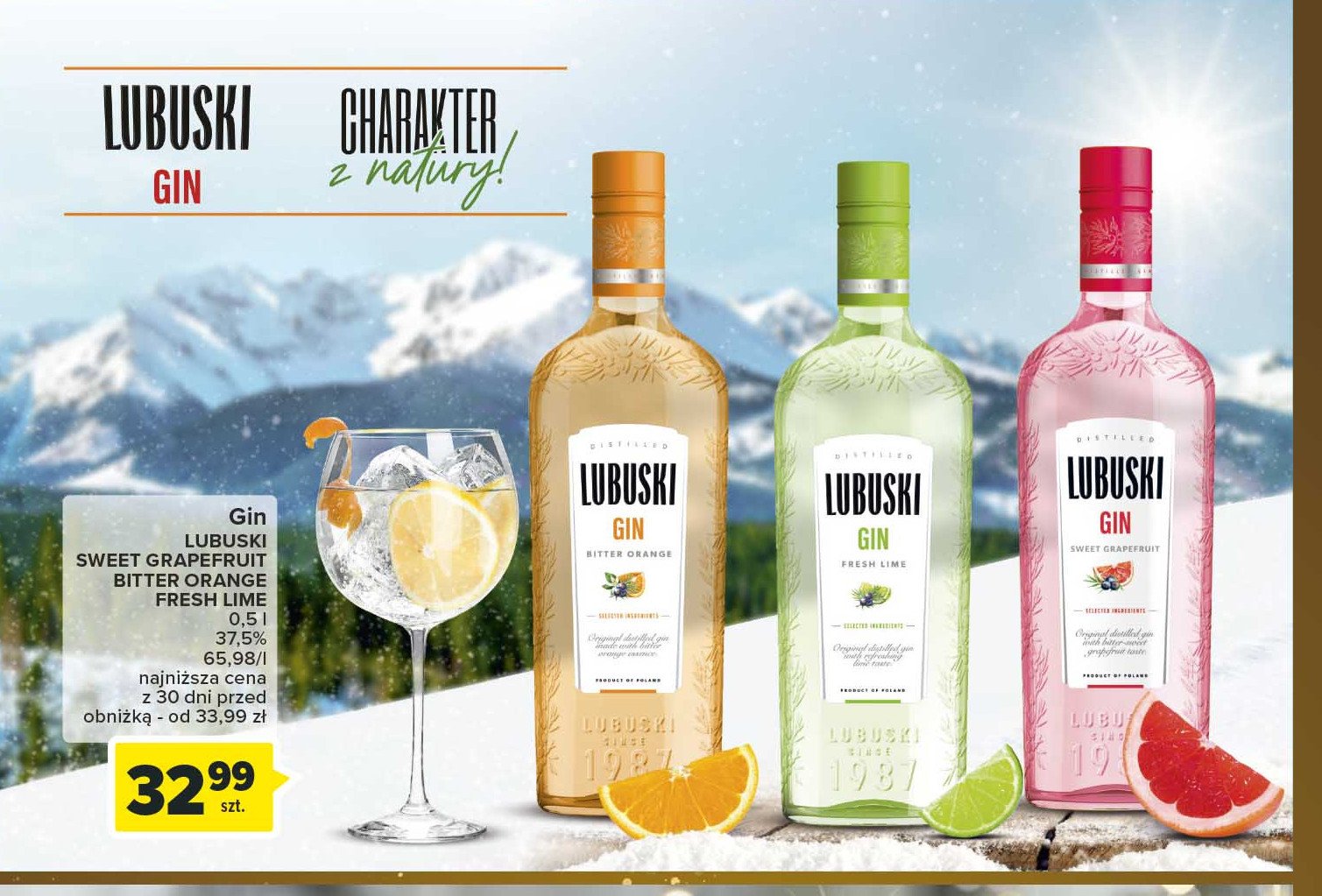 Gin Lubuski gin sweet grapefruit - cena - promocje - opinie - sklep ...