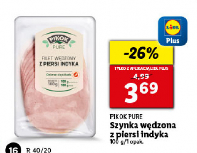 Filet wędzony z piersi indyka Pikok pure - cena - promocje - opinie ...