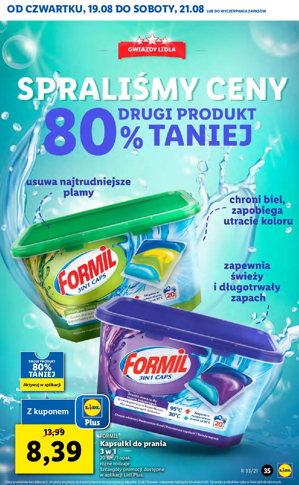 Tabletki do prania kolor Formil 3in1 caps - cena - promocje - opinie ...