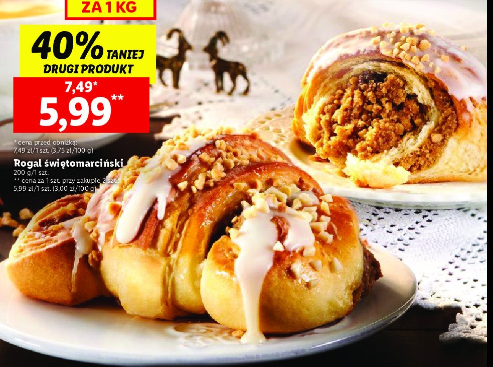 Rogal świętomarciński Cukiernia lidla - cena - promocje - opinie ...