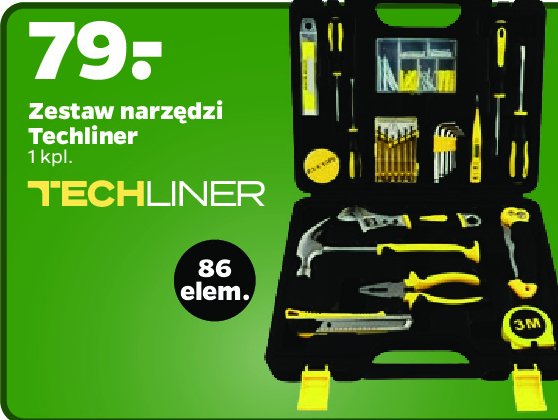 Zestaw narzędzi akumulatorowych Techliner - cena - promocje - opinie ...