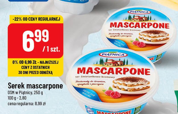 Ser mascarpone kremy GRANAROLO - cena - promocje - opinie - sklep ...