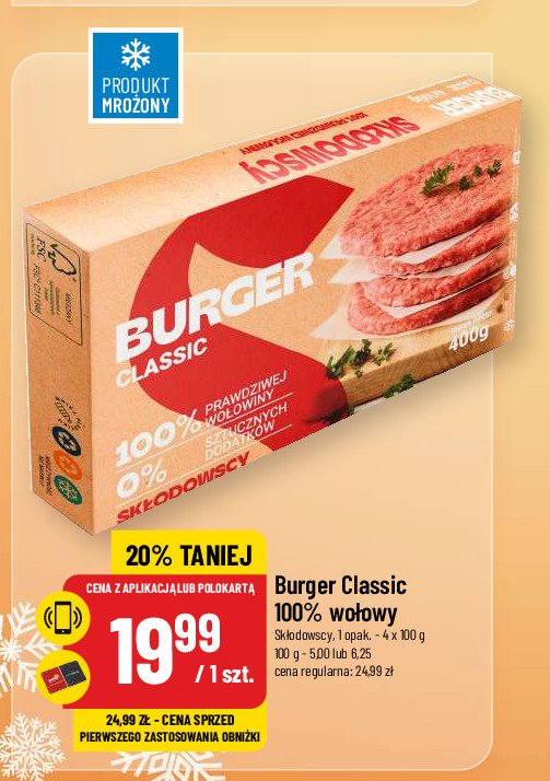 Burger wołowy - cena - promocje - opinie - sklep | Blix.pl - Brak ofert