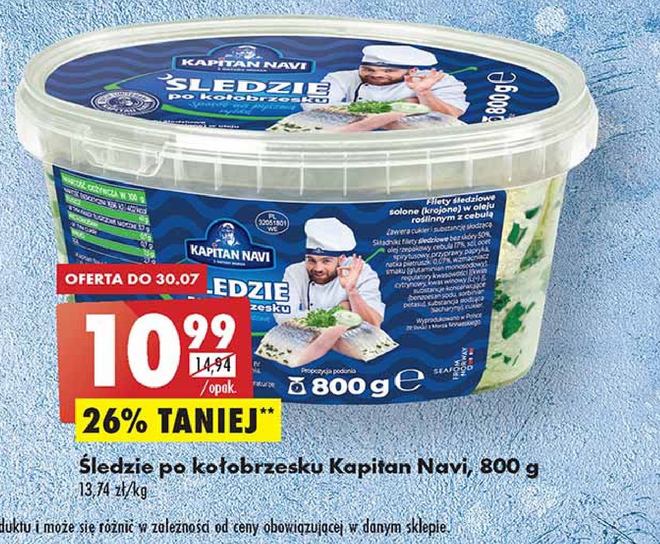 Śledzie po kołobrzesku Kapitan navi - cena - promocje - opinie - sklep | Blix.pl