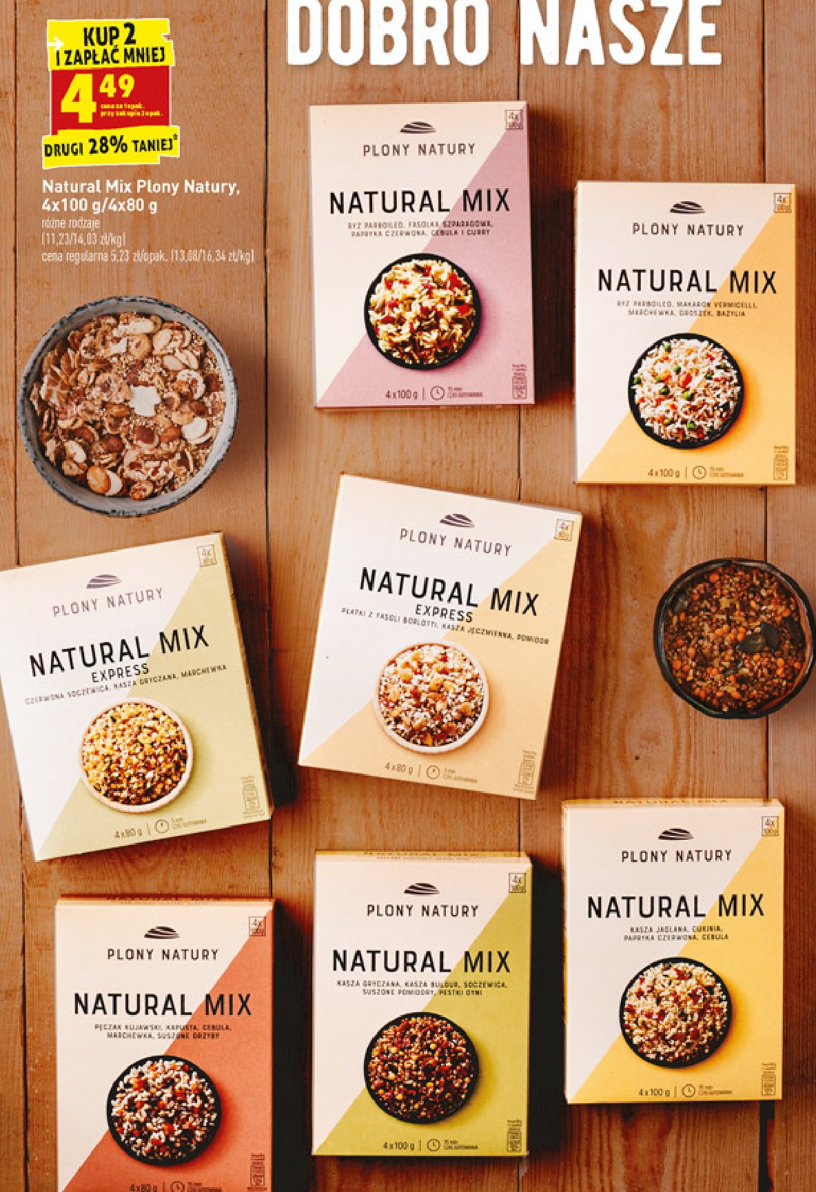 Natural mix z kaszą pęczak Plony natury - cena - promocje - opinie ...