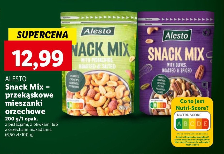 Snack mix z oliwkami Alesto - cena - promocje - opinie - sklep | Blix.pl