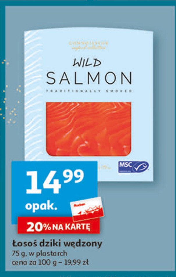 Łosoś dziki wędzony Connoisseur - cena - promocje - opinie - sklep | Blix.pl - Brak ofert