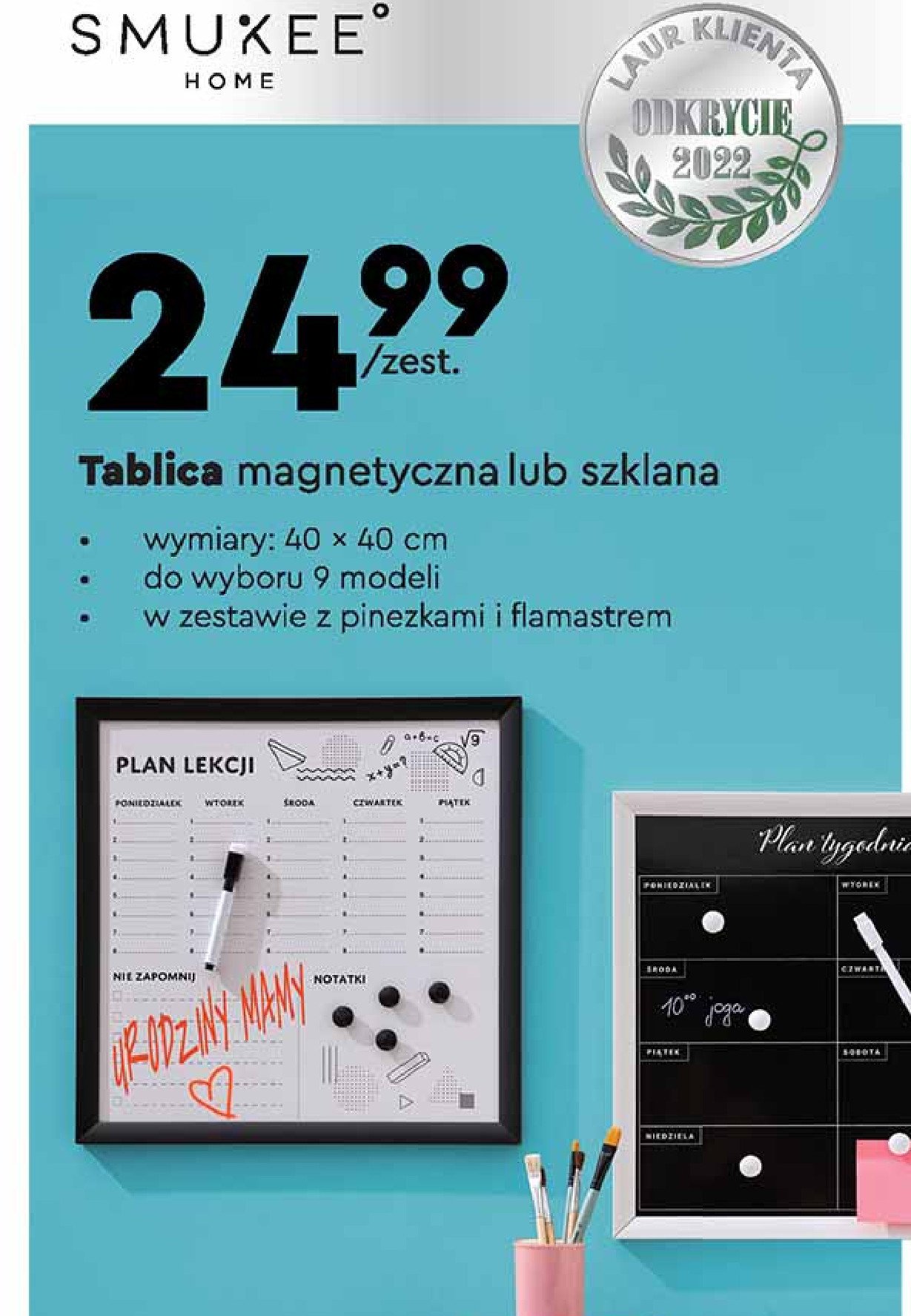 Tablica magnetyczna Smukee home - cena - promocje - opinie - sklep | Blix.pl