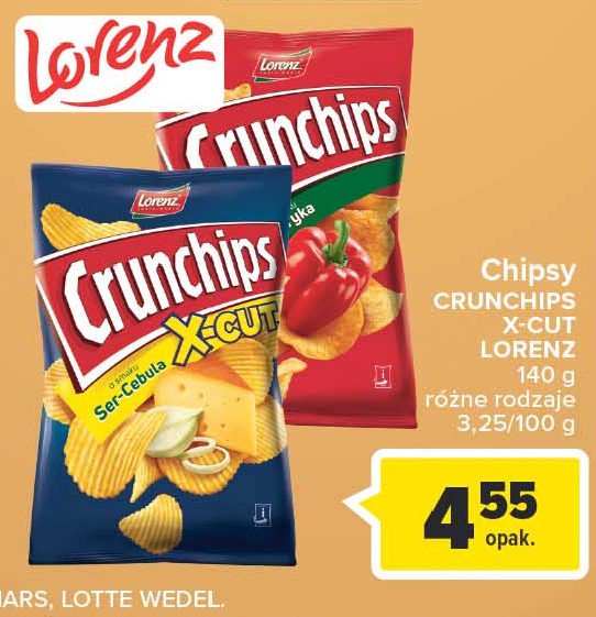 Chipsy pikantne barbeque Crunchips Crunchips lorenz - cena - promocje ...