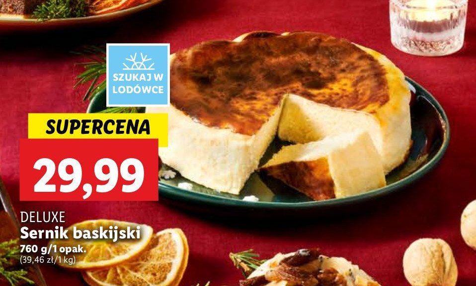 Sernik baskijski Deluxe - cena - promocje - opinie - sklep | Blix.pl