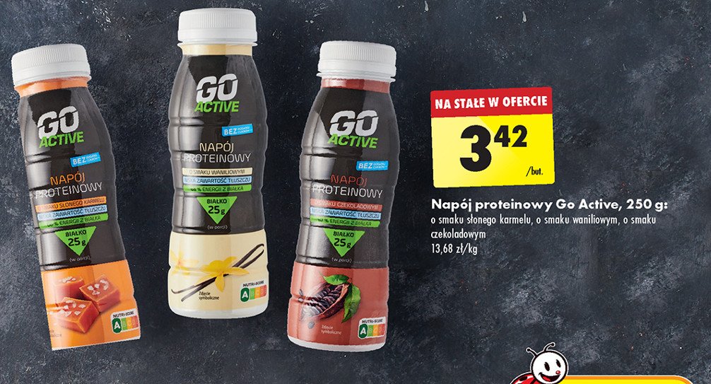 Napój proteinowy słony karmel Go active - cena - promocje - opinie ...