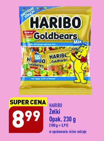 Żelki mix Haribo złote misie - cena - promocje - opinie - sklep | Blix ...