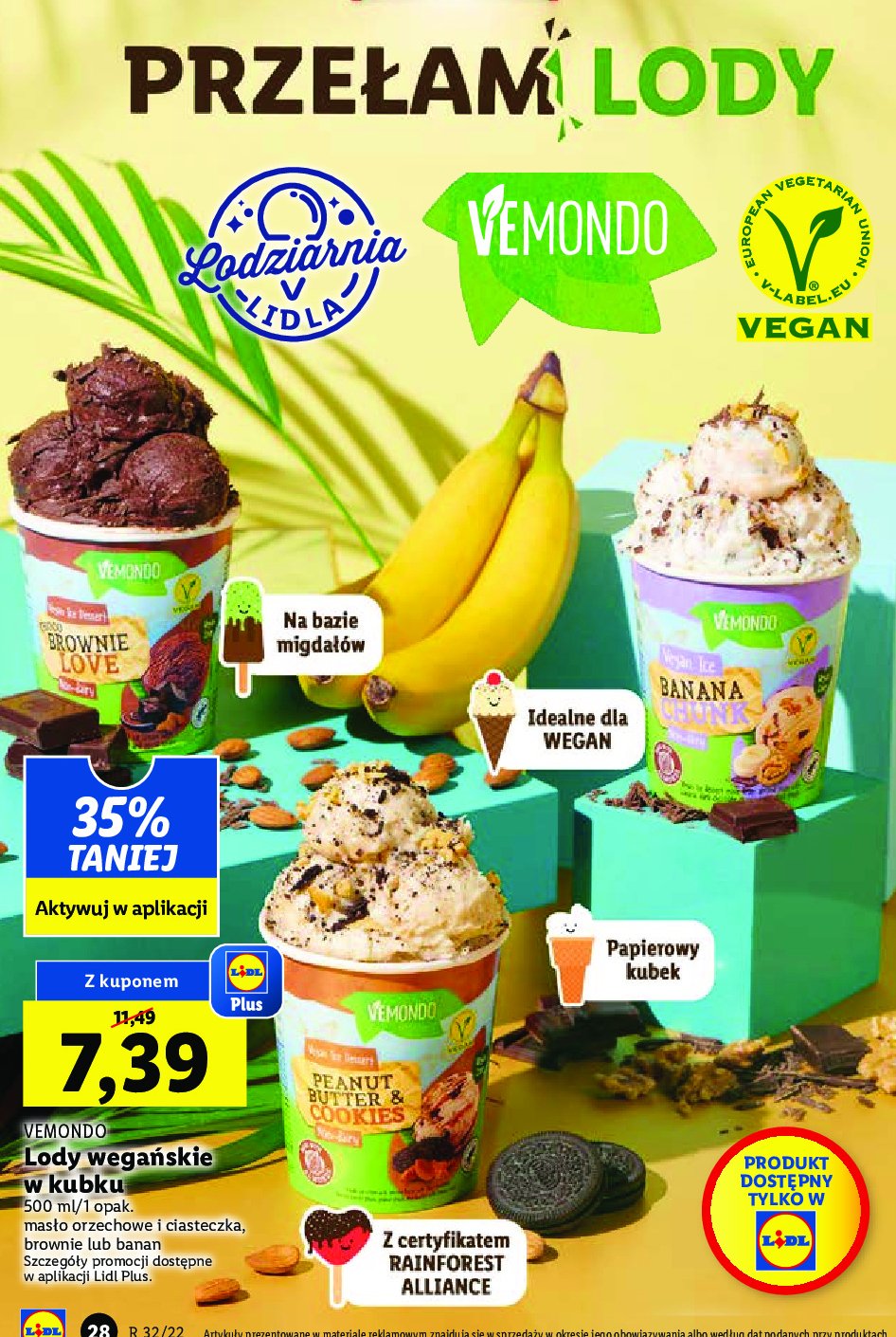 Lody banana chunk Vemondo - cena - promocje - opinie - sklep | Blix.pl ...