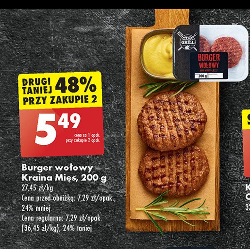Burger wołowy Kraina mięs - cena - promocje - opinie - sklep | Blix.pl ...