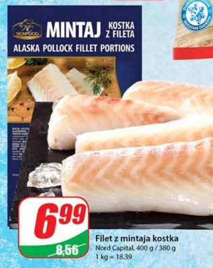 Mintaj filet kostka Seafood - cena - promocje - opinie - sklep | Blix.pl