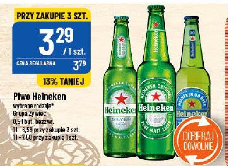 Piwo chmielne + koźlak + dworskie + miodne + pokal Staropolskie zestaw ...