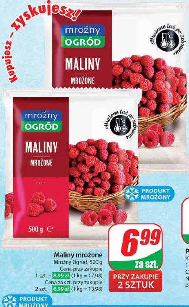 Maliny Mroźny ogród - cena - promocje - opinie - sklep | Blix.pl - Brak ofert
