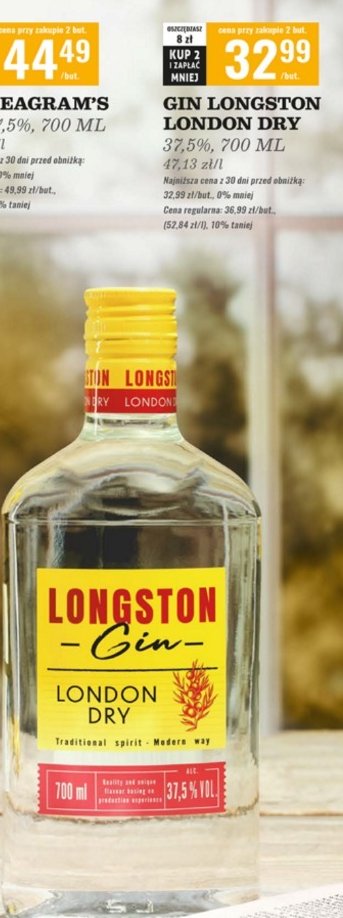 Gin Longston - cena - promocje - opinie - sklep | Blix.pl - Brak ofert