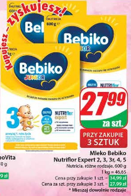 Mleko 5 Bebiko - cena - promocje - opinie - sklep | Blix.pl