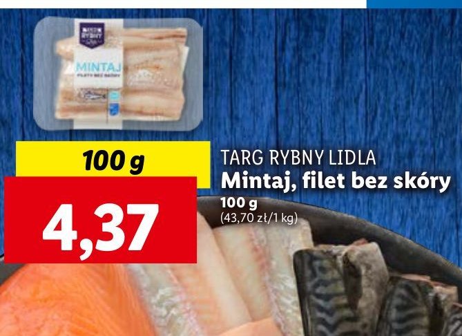Mintaj filet bez skóry Rybny targ lidla - cena - promocje - opinie ...