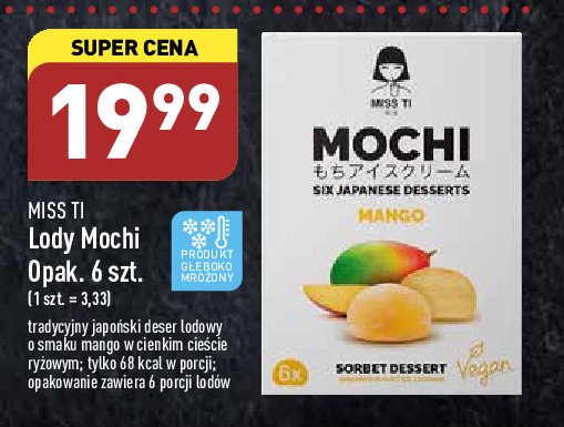 Lody mochi mango Miss ti - cena - promocje - opinie - sklep | Blix.pl