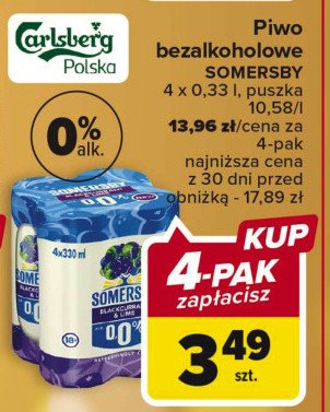 Piwo Somersby blackcurrant & lime - cena - promocje - opinie - sklep | Blix.pl - Brak ofert
