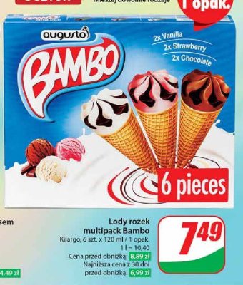 Lody mini Algida big milk - cena - promocje - opinie - sklep | Blix.pl ...