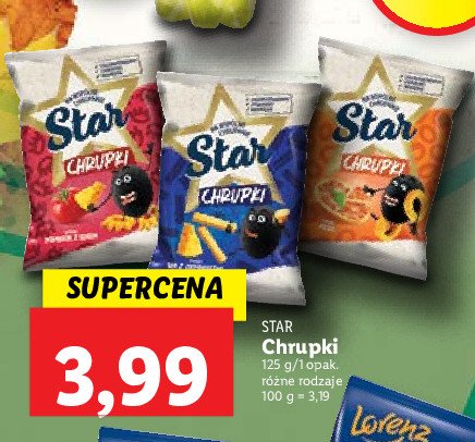 Chrupki pomidor z serem Star chips - cena - promocje - opinie - sklep ...