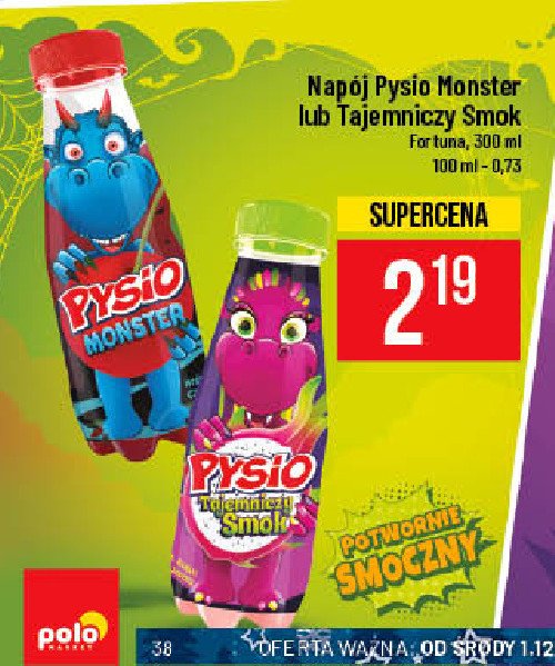 Napój tajemniczy smok Pysio - cena - promocje - opinie - sklep | Blix ...