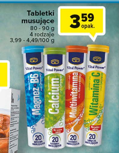 Tabletki musujące multiwitamina z minerałami Kruger - cena - promocje ...