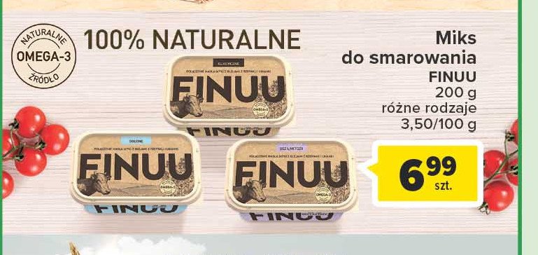 Masło klasyczne 82% Finuu masło fińskie - cena - promocje - opinie ...