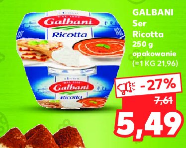 Ser ricotta Galbani - cena - promocja Biedronka - opinie | Blix.pl