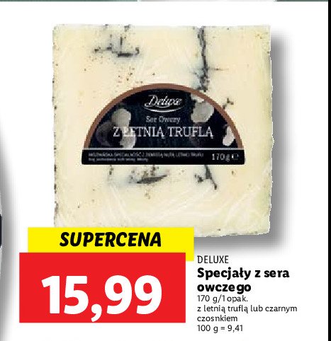Ser owczy z letnią truflą Deluxe - cena - promocje - opinie - sklep ...