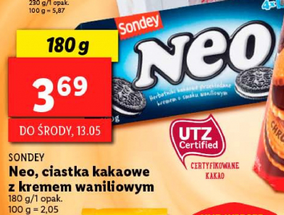 Ciastka Neo Sondey - promocja - cena - opinie | Blix.pl - Brak ofert