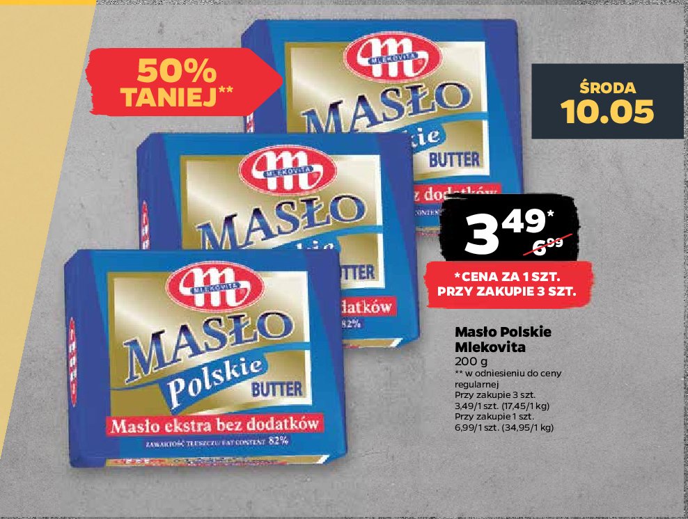 Masło Mlekovita Ekstra - cena - promocja - gdzie kupić?
