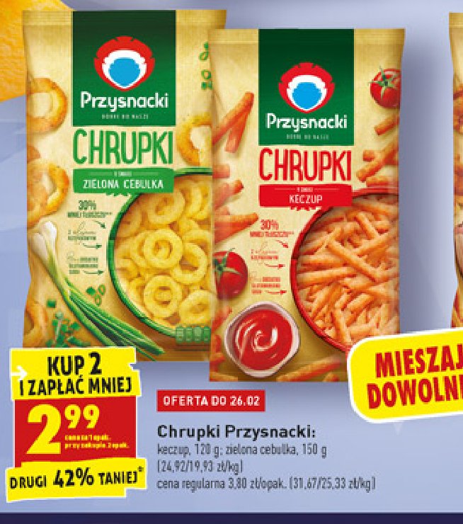 Chipsy karbowane chilli limonka Top chips Top (biedronka) - cena ...