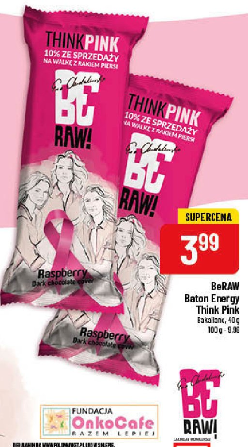 Baton energy raspberry Be raw! - cena - promocje - opinie - sklep ...